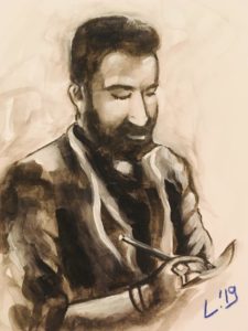 Interview with Sinan Hussein, the painter of souls - Minoranze.it
